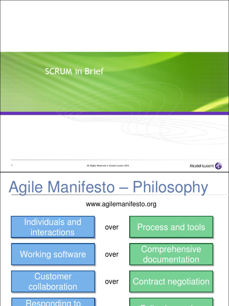 Scrum | PDF | Scrum (Software Development) | Software Engineering