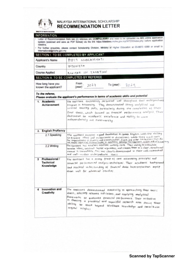 MIS Ref Letters Compressed | PDF