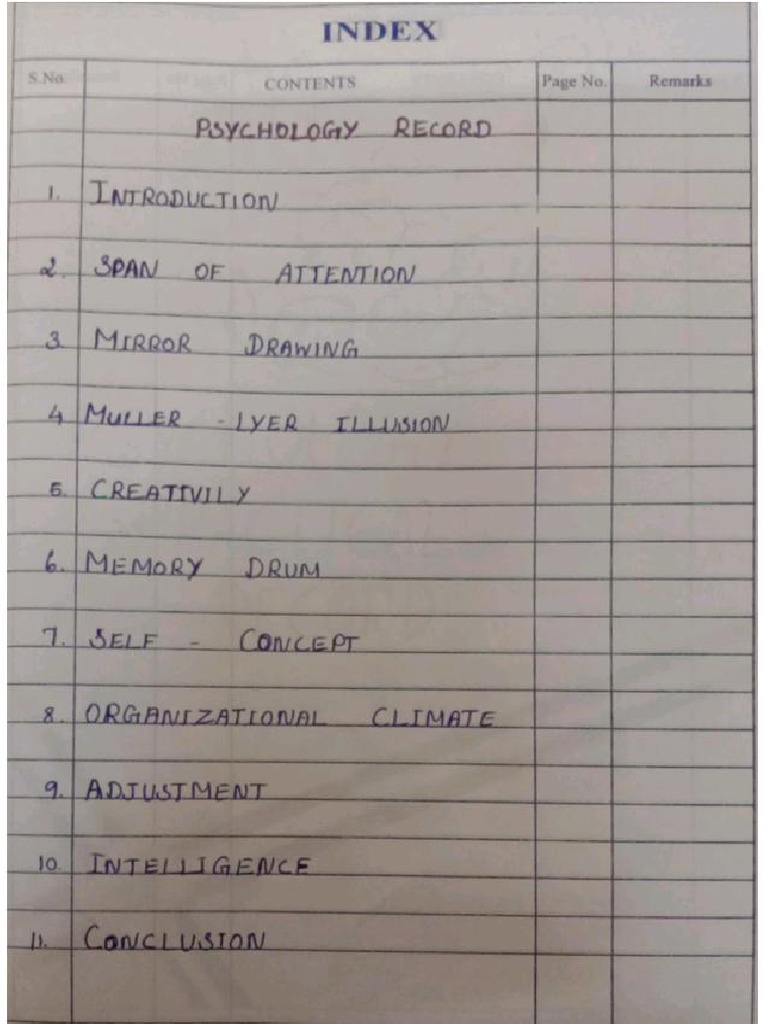 Psychology Record in English 2 | PDF