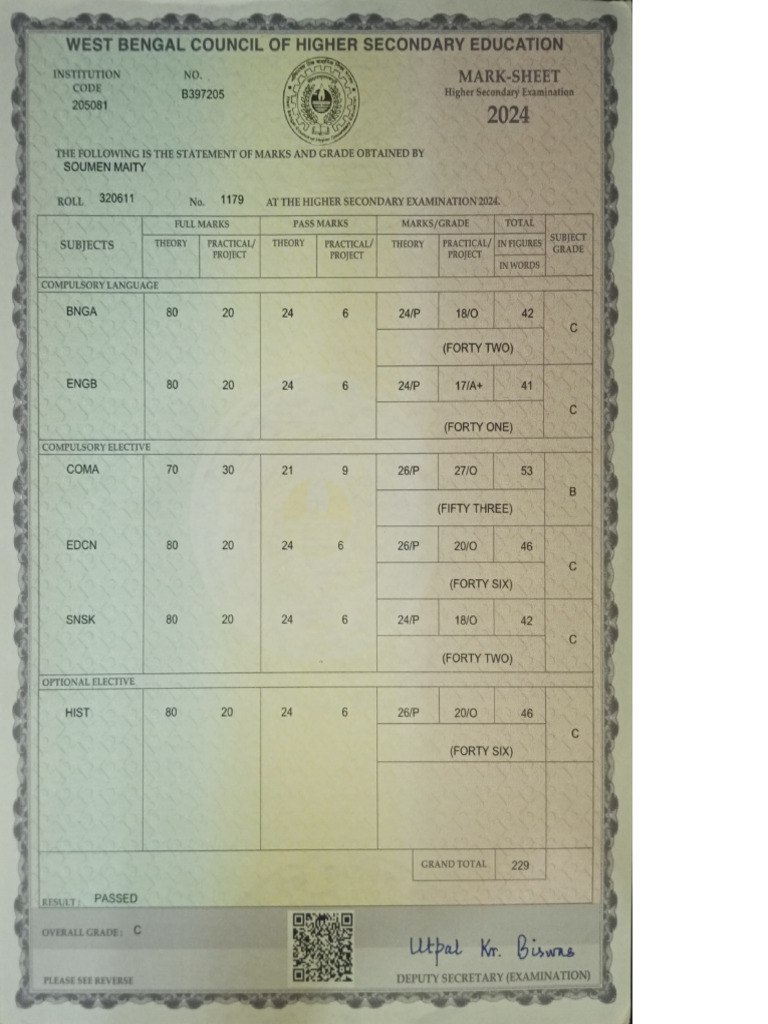 .Trashed 1755277456 Soumen Mark 12 | PDF | Educational Stages | Secondary Education