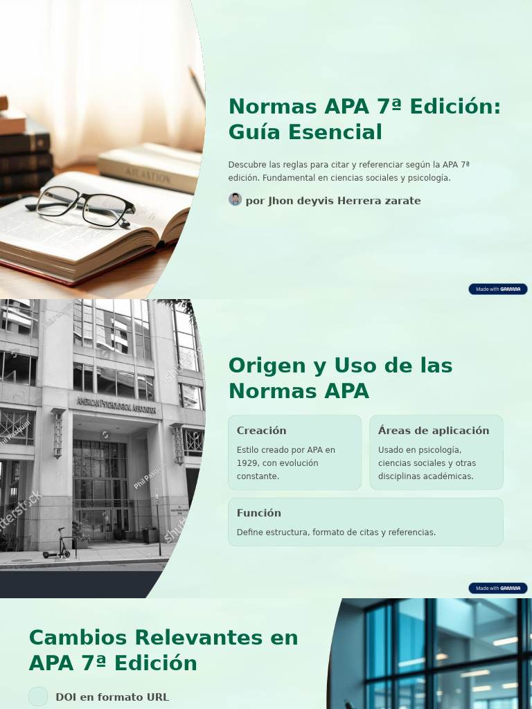 Guía de Normas APA 7ª Edición | PDF | Estilo apa