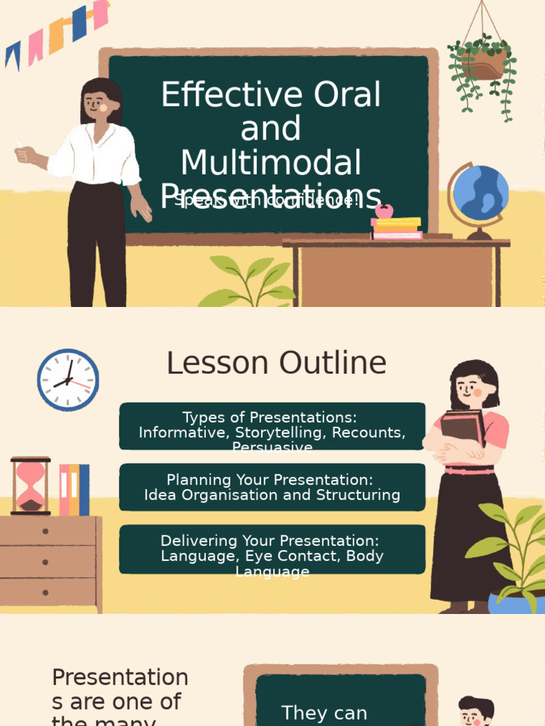 Effective Oral and Multimodal Presentations Education Presentation in ...
