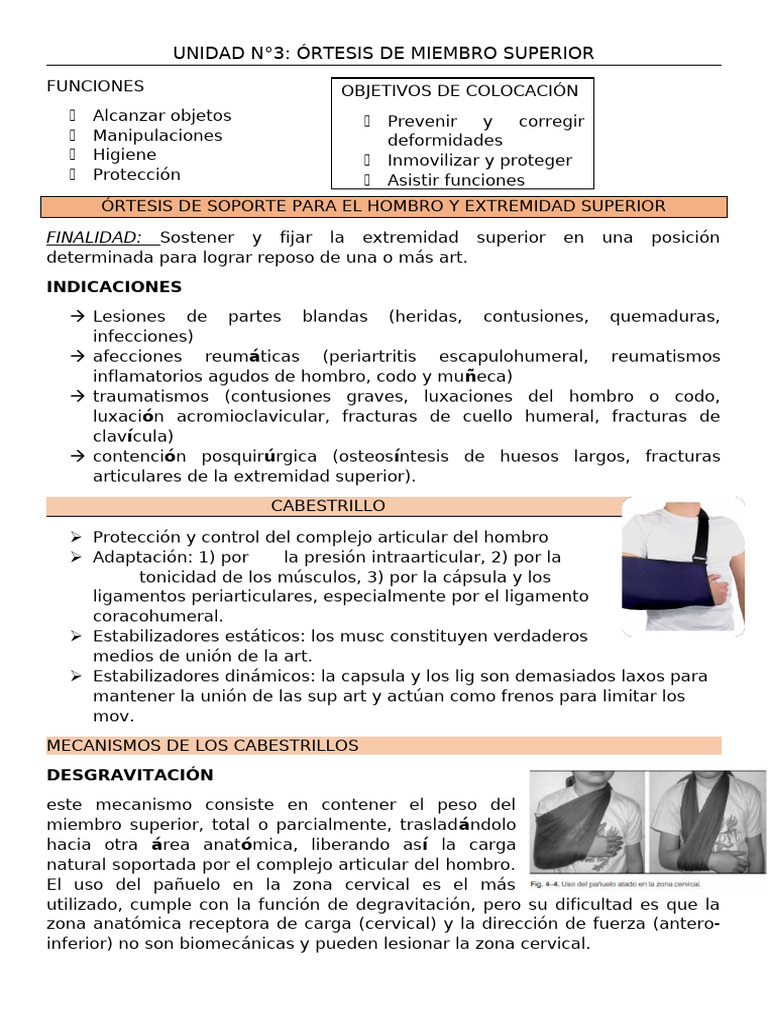 Órtesis para Periartritis Escapulohumeral | PDF | Hombro | Codo
