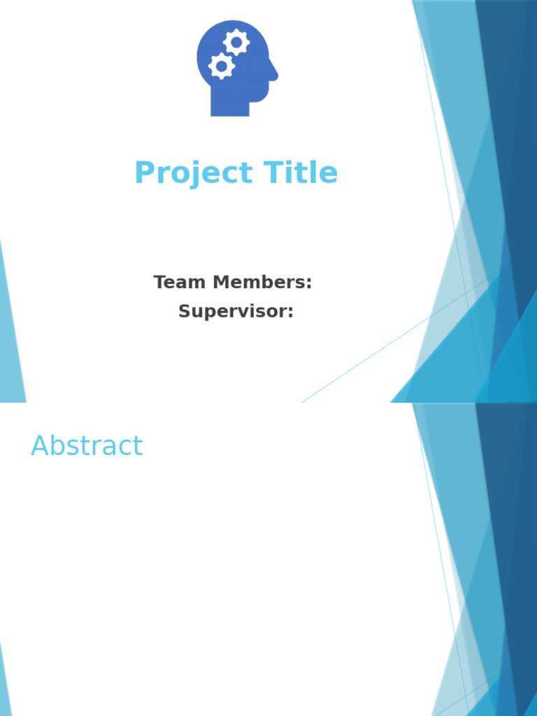 Capstone Project Initial Presentation - Template | PDF