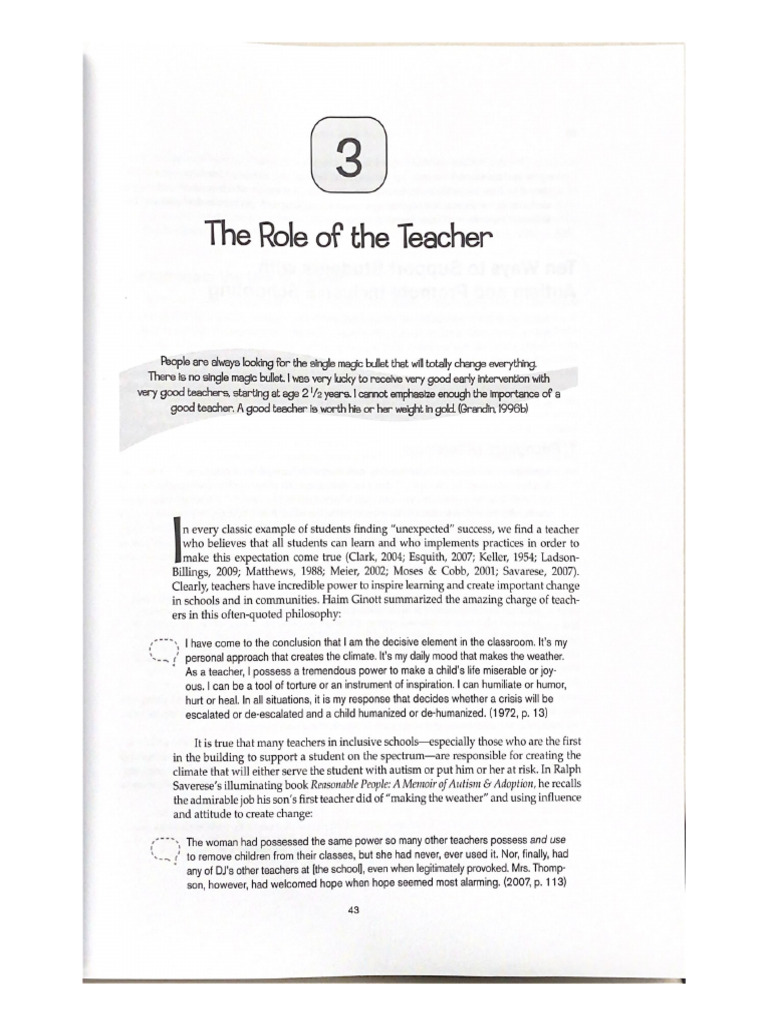 Kluth Chapter 3 | PDF