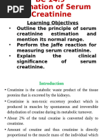 Determination of Serum Creatinine (Jaffe Method) | PDF | Creatinine ...