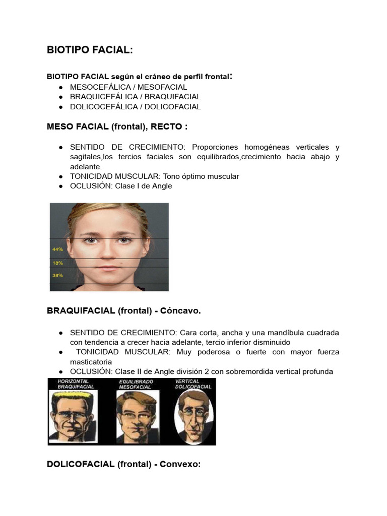 Biotipo Facial | PDF