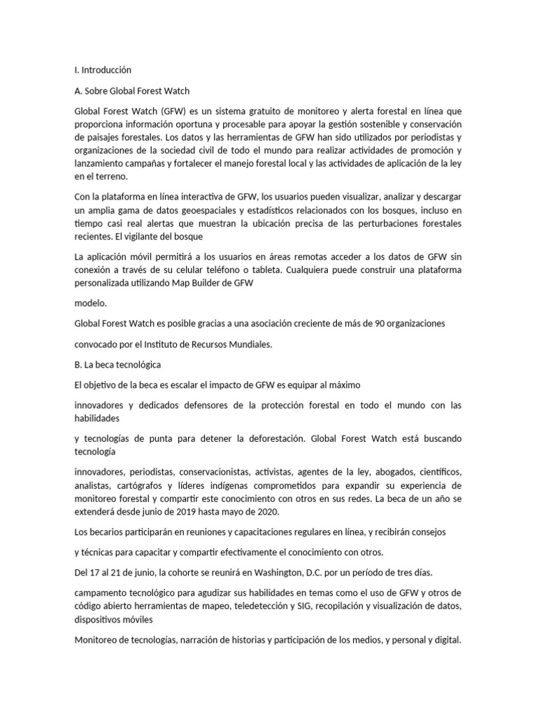 Convo Catori A | PDF | Internet | Los bosques