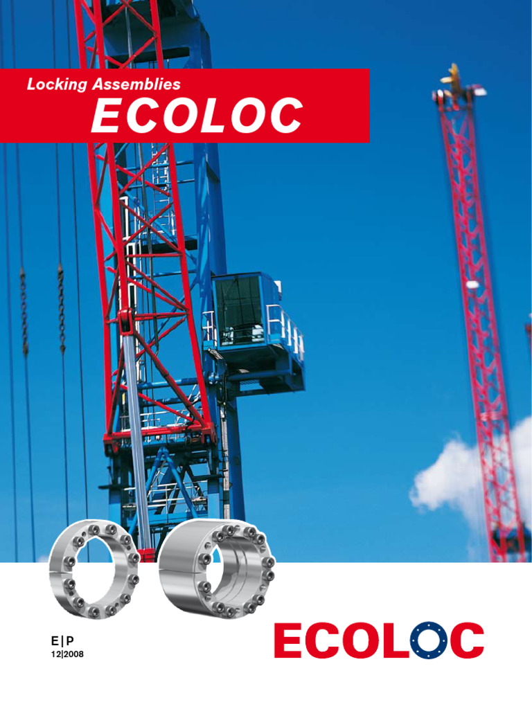 Novos Locking Assemblies ECOLOC RINGFEDER | PDF | Engenharia Mecânica