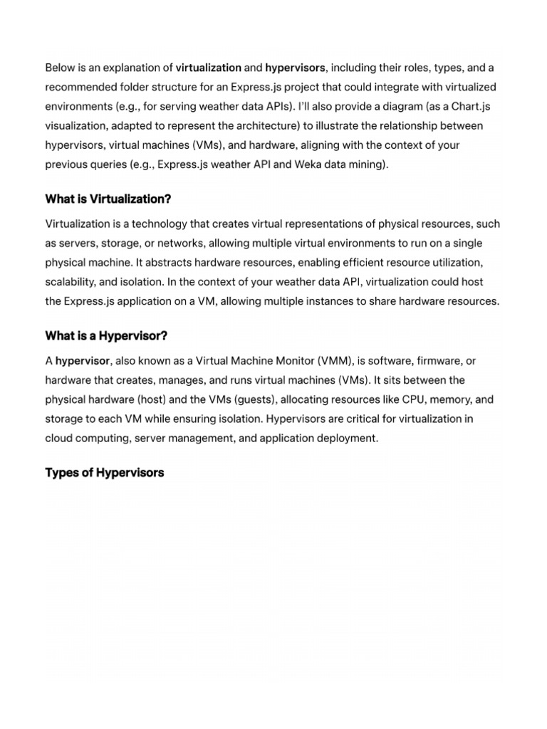 Virtualization and Hypervisors | PDF
