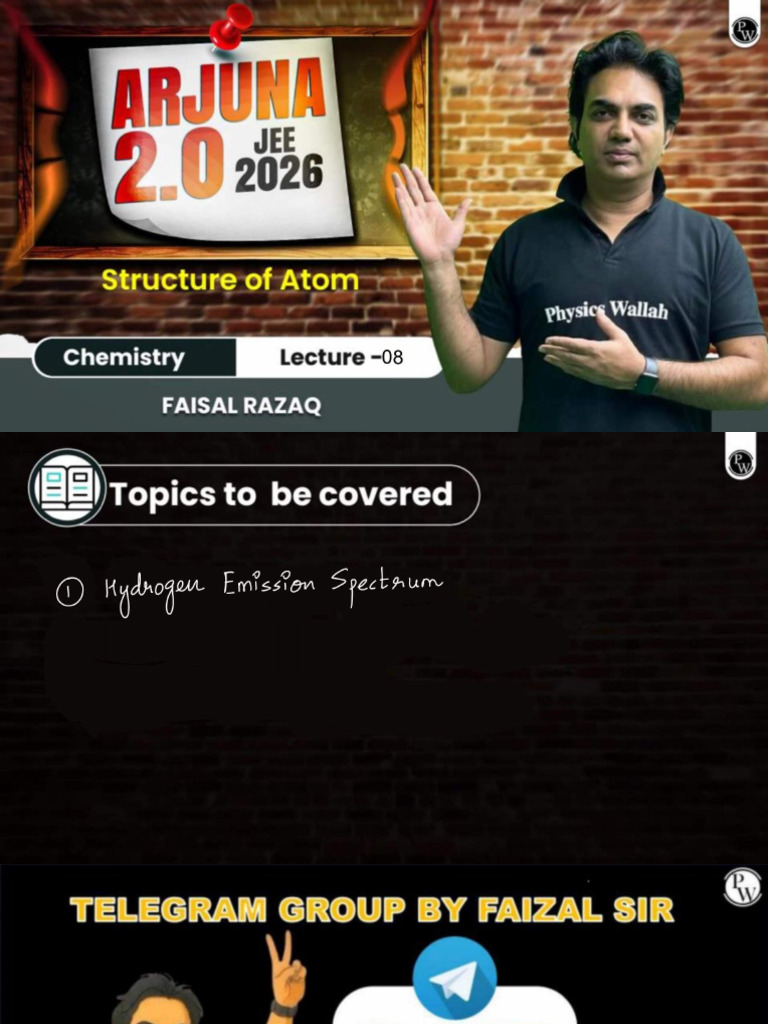 Structure of Atom 08 - Class Notes | PDF