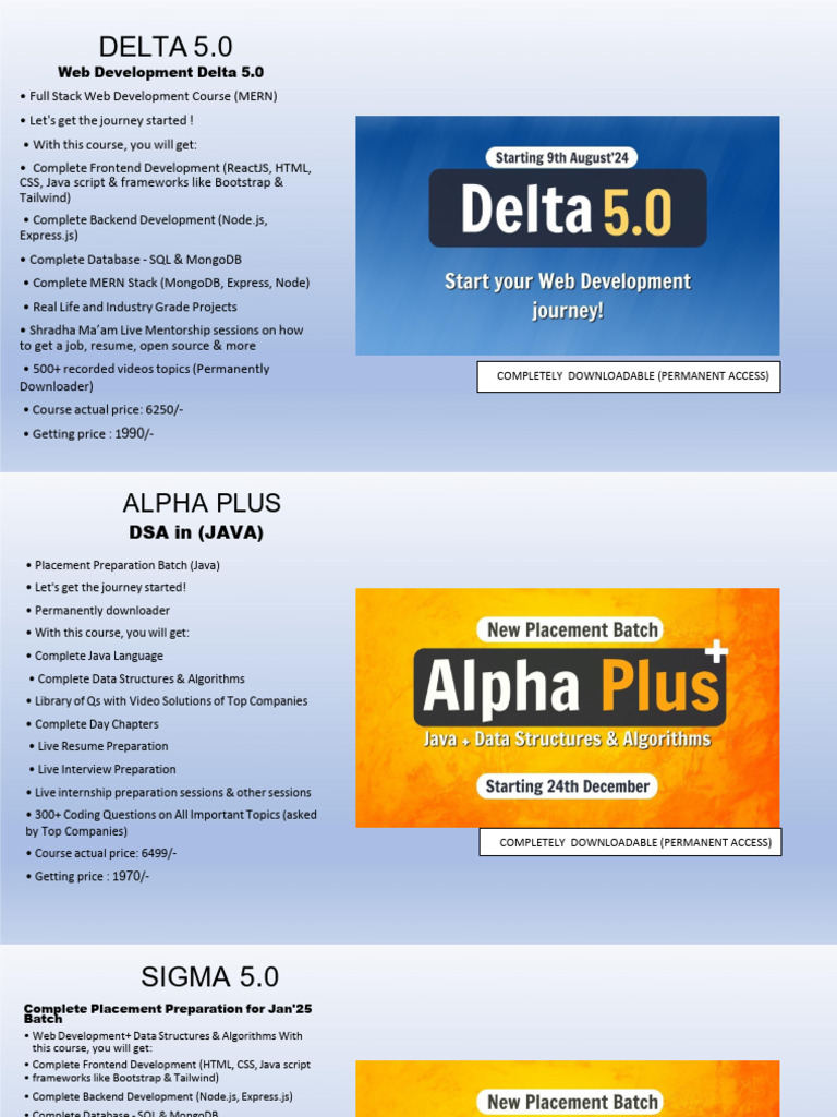 Apna College Course | PDF