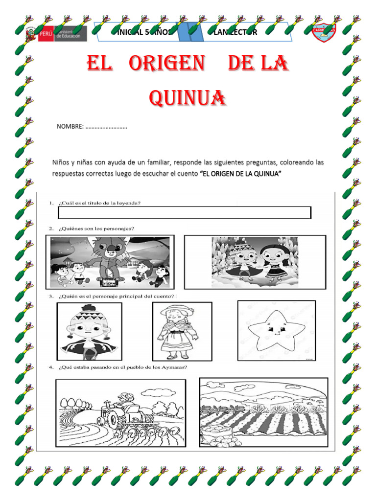 El Origen de La Quinua | PDF