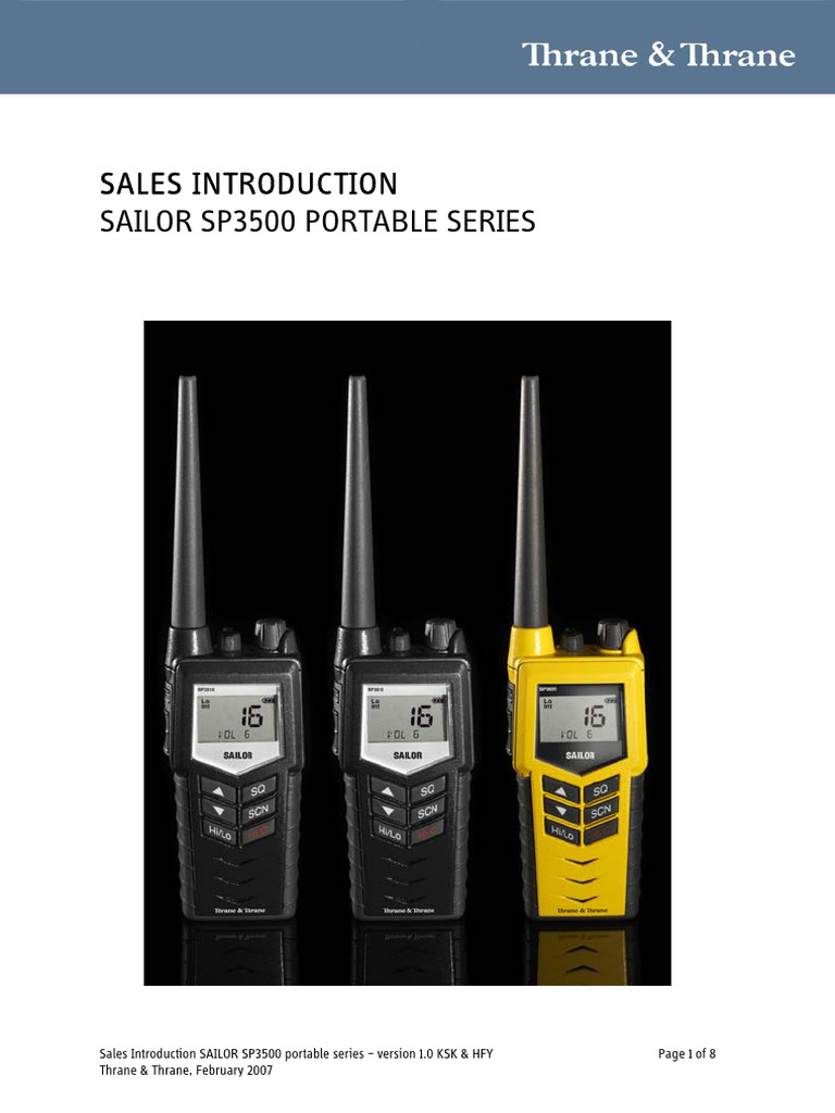 Gmdss - VHF Portable | PDF | Very High Frequency | Battery Charger