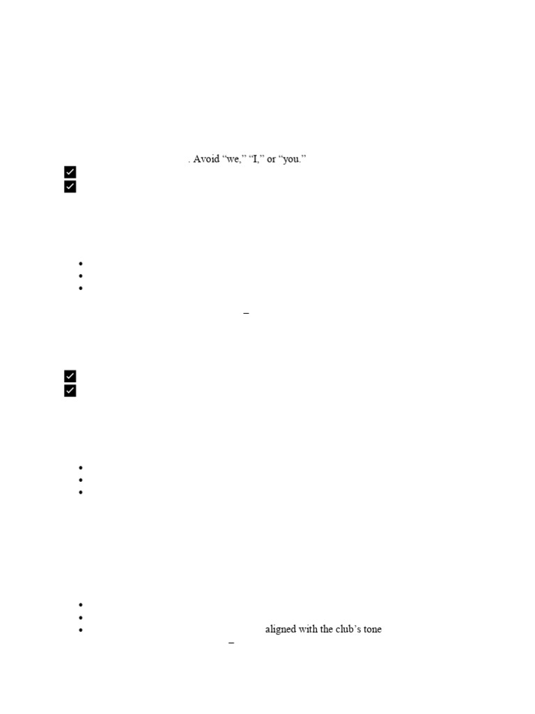 Guidelines For Creative Writing | PDF