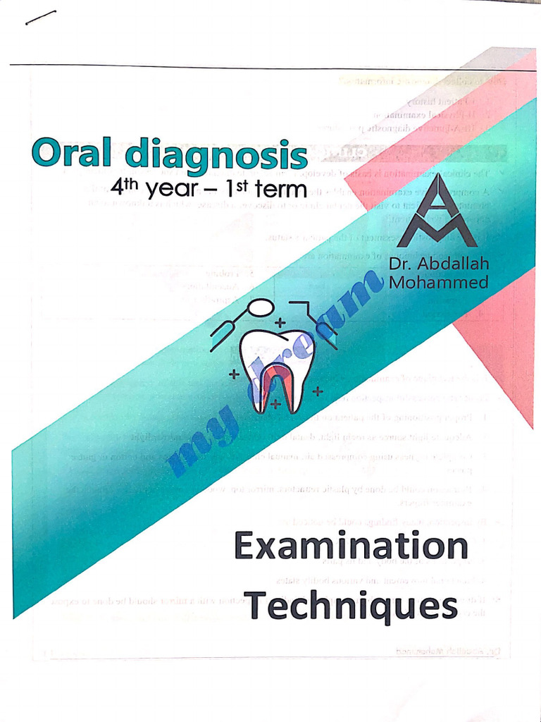 (Diagnosis) Examination Techniques | PDF