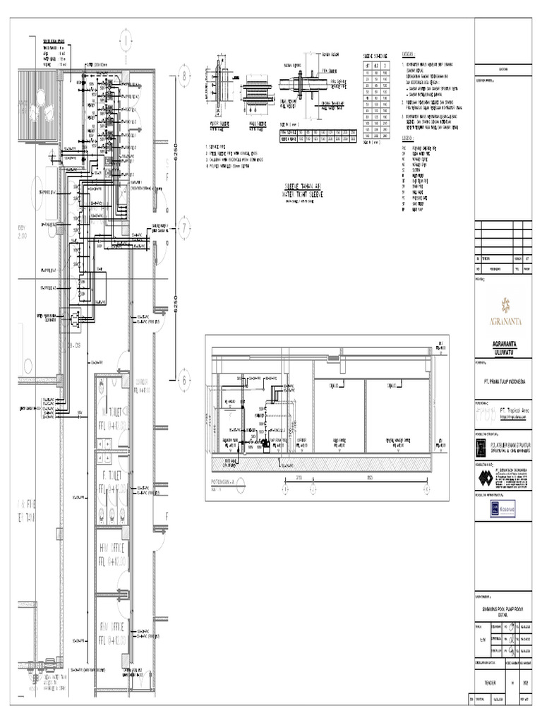 325 - h-302 Swimming Pool Pump Room Detail | PDF