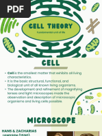 Cell Theory Timeline | PDF