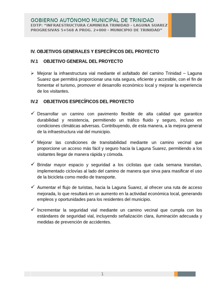 Objetivos LAGUNA SUAREZ | PDF