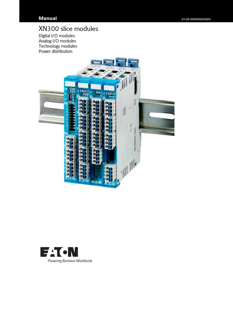 Eaton xn300 Slice Modules mn050002 en Us | PDF | Analog To Digital ...
