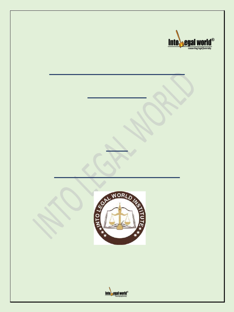 Smart Notes On Intellectual Property Rights | PDF | Patent | Trademark