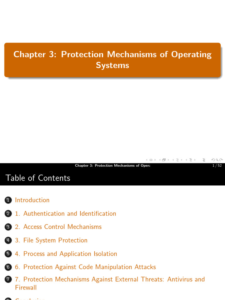 Chapter 3 - Protection Mechanisms of Operating Systems | PDF | Malware | Password