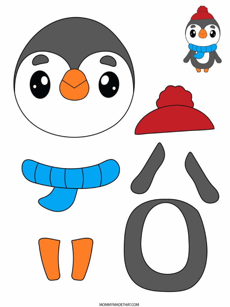 Penguin Printable CRAFT | PDF