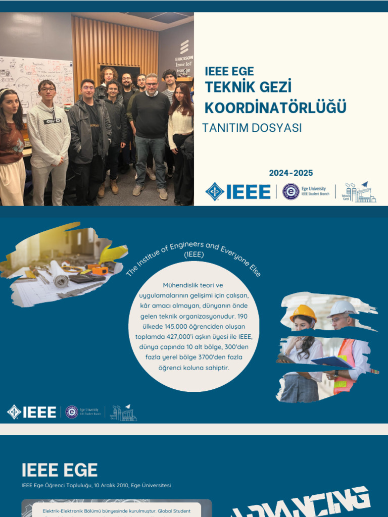 TEKNİK GEZİ TANITIM DOSYASI For Ege Uni | PDF