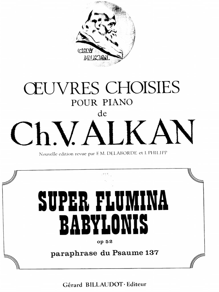 Super Flumina Babylonis - Op 52 | PDF