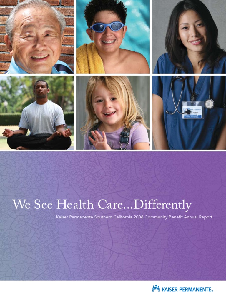 Kaiser Permanente Community Benefit Annual Report | PDF | Kaiser ...