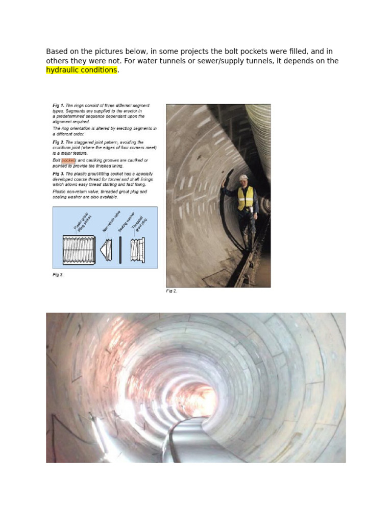 Bolt Pocket Filling | PDF