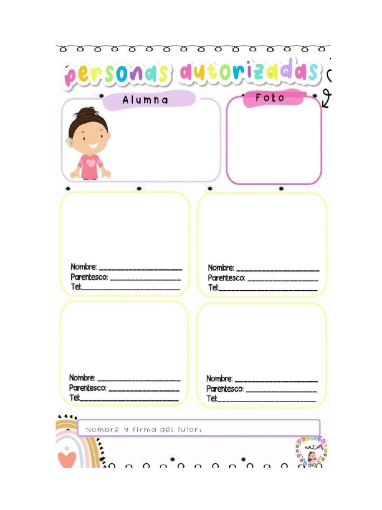 Personas Autorizadas | PDF