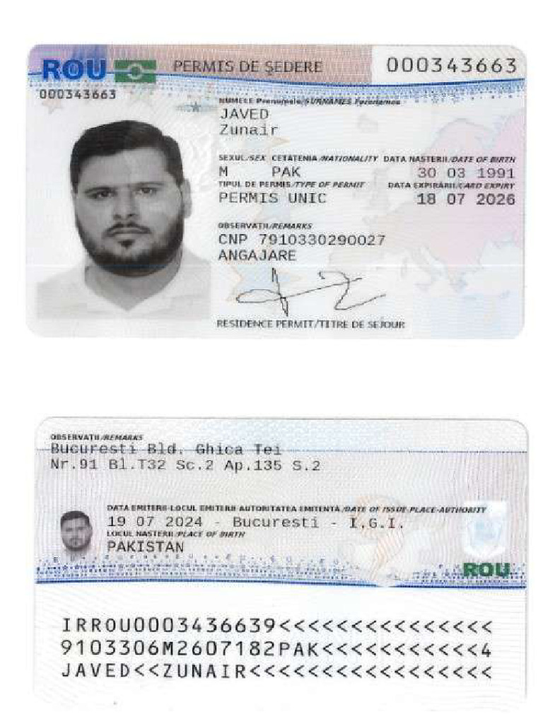 Residence Permit | PDF