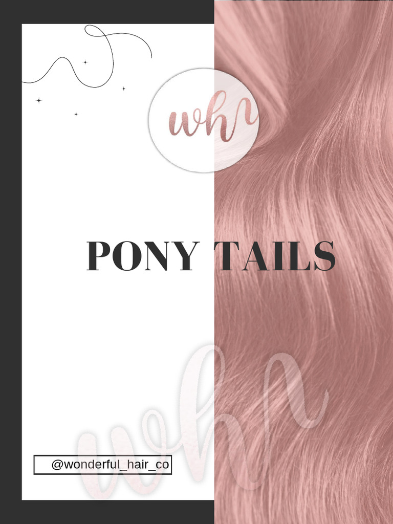 Catálogo de Pony Tails a $120,000 | PDF | Rubio