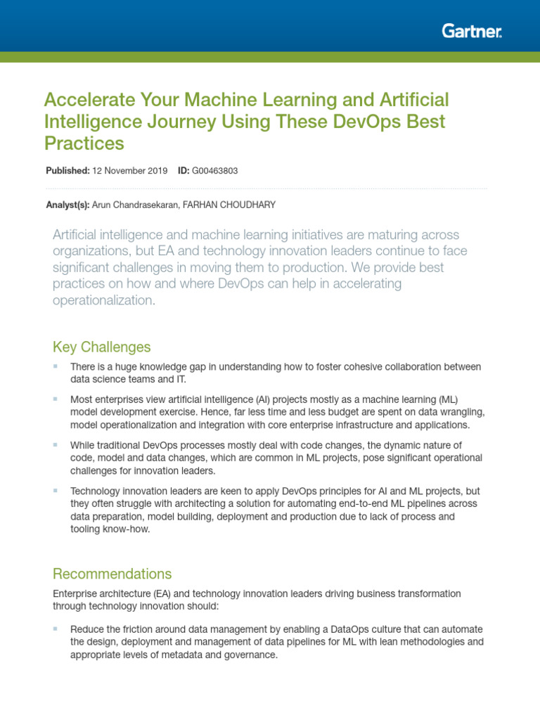 Accelerate Your Machine Learning and Artificial Intelligence Journey ...