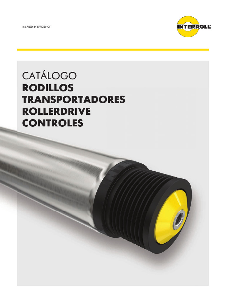 Rodillos Transportadores Interroll BU40 | PDF | Logística | Paleta