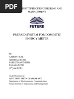 Smart Card Prepaid Electricity System | PDF | Smart Card | Microcontroller