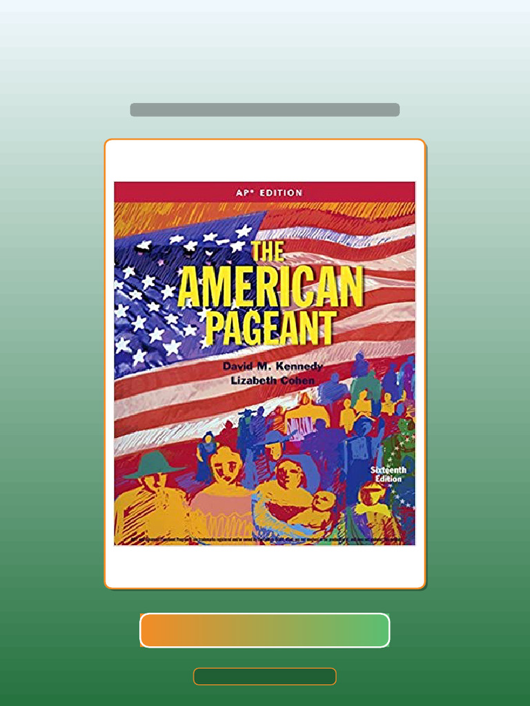 The American Pageant 16th AP Edition by David M Kennedy | PDF ...