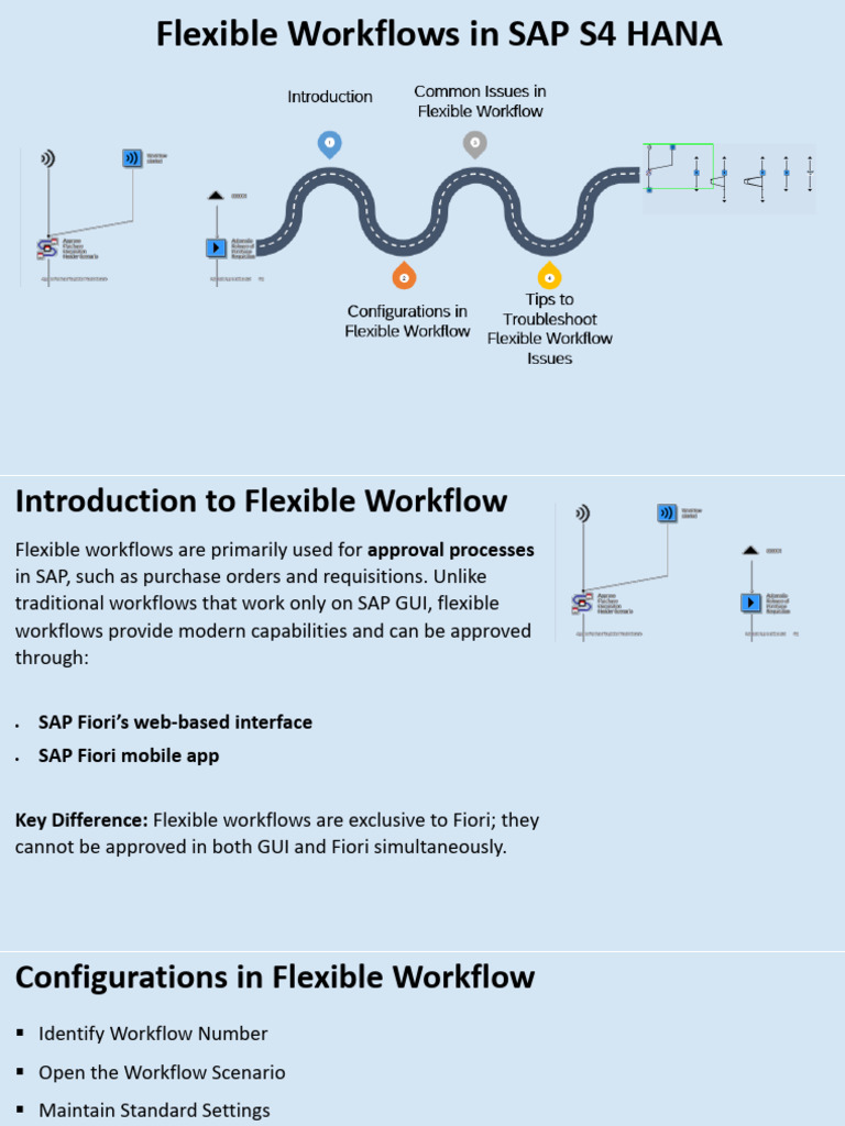 SAP Flexible Workflow Explained - Step-By-Step Guide | PDF ...