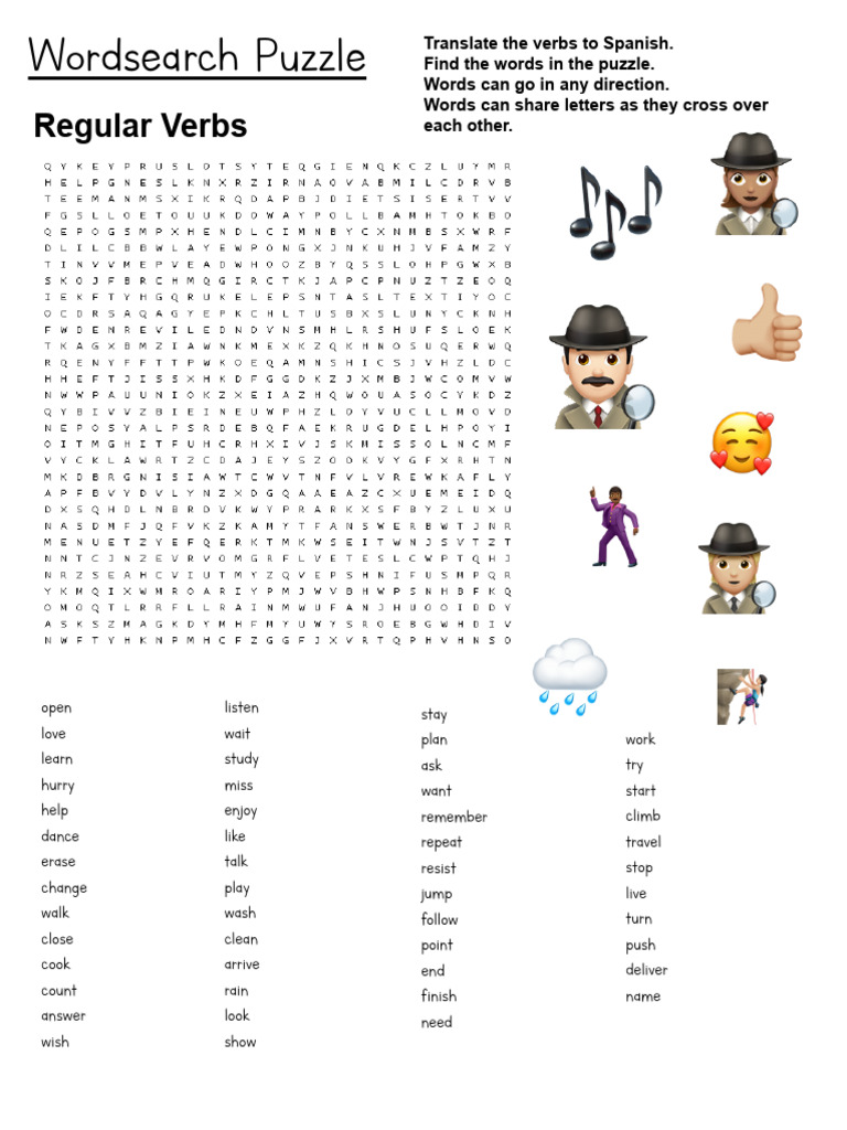 Regular Word Search Puzzle | PDF