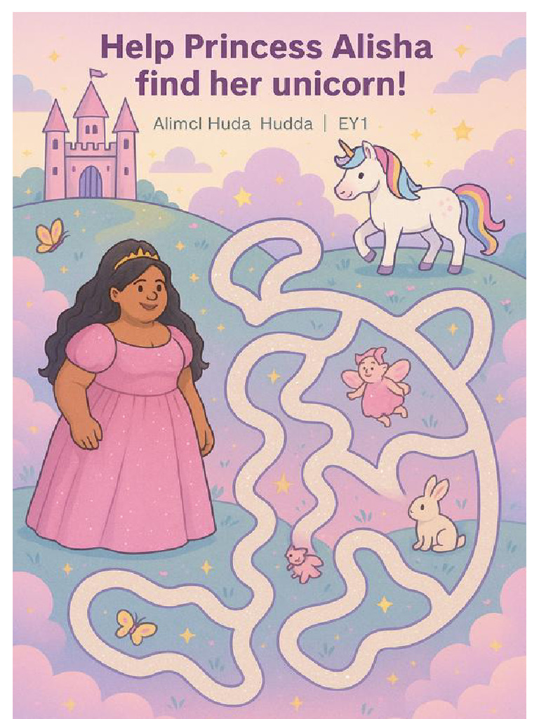 Alisha Hudda Colorful Maze Book | PDF