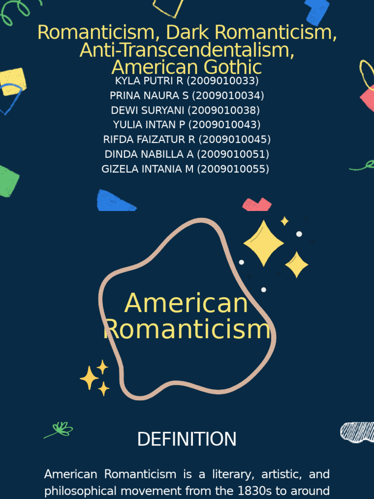 American Romanticism - American Literature | PDF | Romanticism | Gothic ...