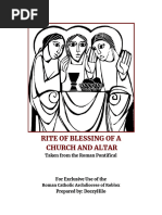 First Holy Communion Rites | PDF | Eucharist | Mass (Liturgy)