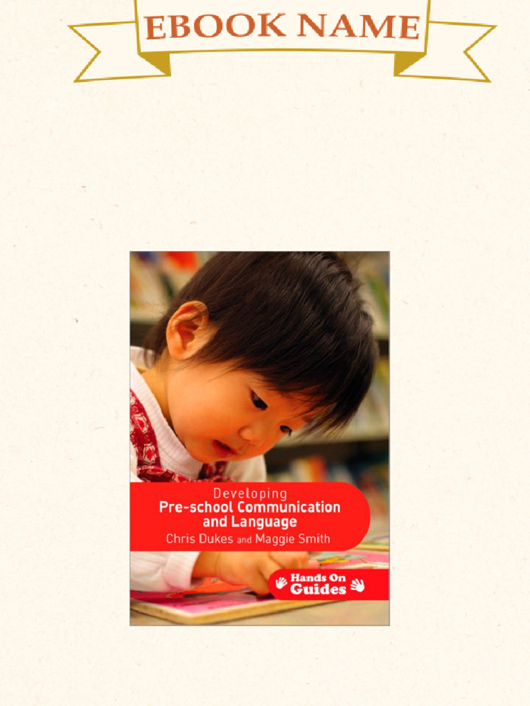 Developing Pre School Communication and Language Hands On Guides 1 Har ...