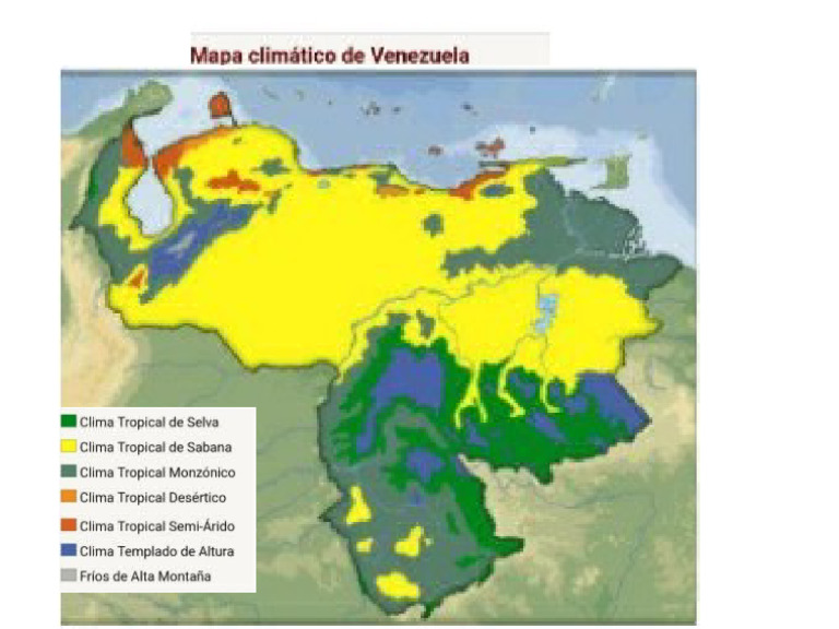 Mapa Climatico de Venezuela | PDF