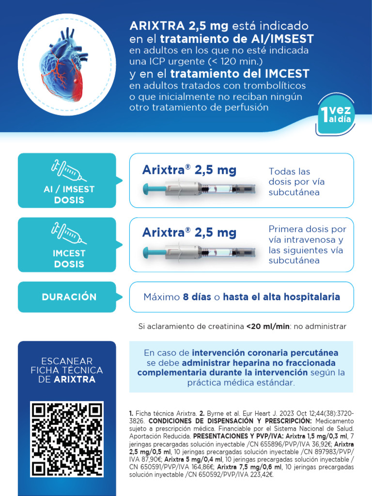 Guías ESC Arixtra | PDF | Medicina Interna | Medicina