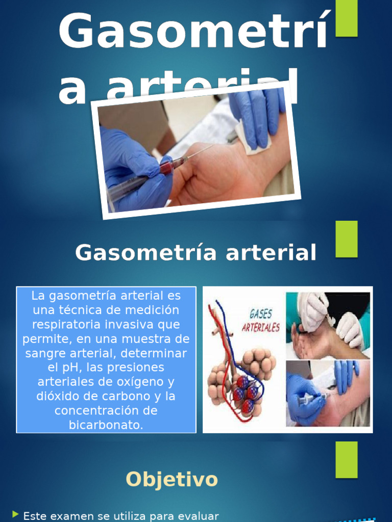 Técnica de Gasometría Arterial | PDF | Medicina CLINICA ...
