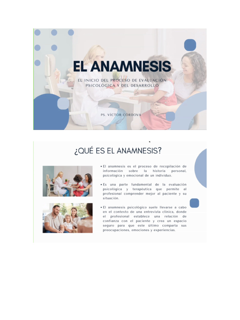 ANAMNESIS | PDF