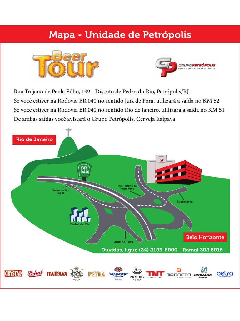 Mapa Beer Tour PTR | PDF