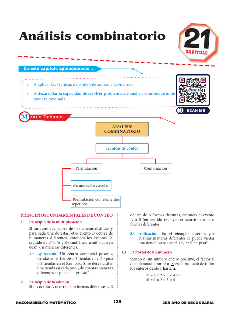 Estadistica Aritml Analisis Combinatorio | PDF | Matemáticas | Matemáticas Aplicadas